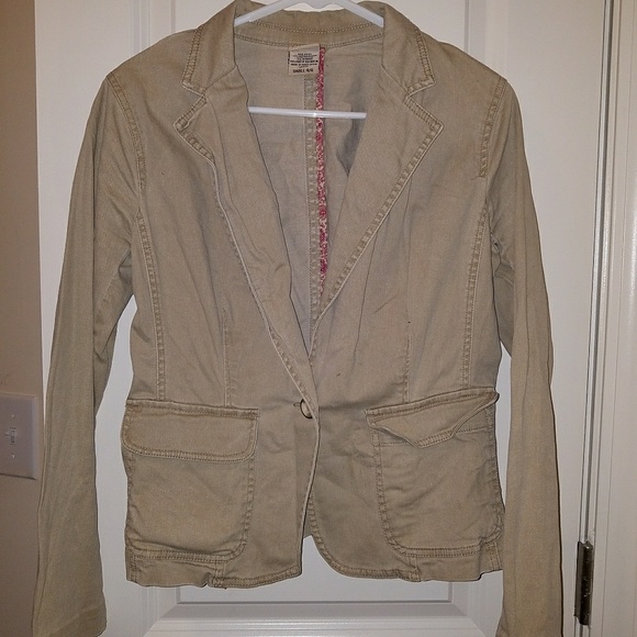 Faded Glory | Jackets & Coats | Faded Glory Stretch Khaki Colored ...